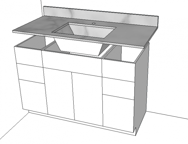 Vanity Top Installation - The Marble Factory